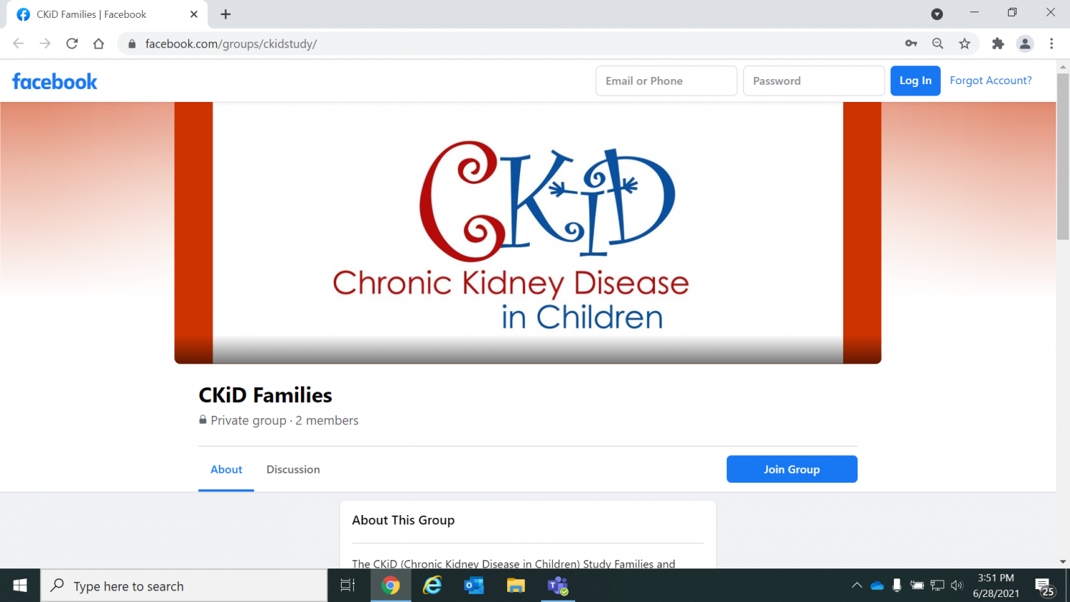 CKiD Families Facebook Group Resources – CKiD Study
